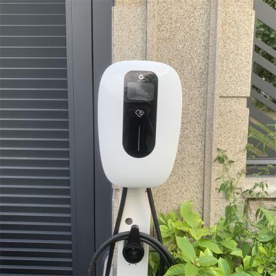 China 50Hz Commercial EV Charging Pile RFID 32A Fast Commercial for sale