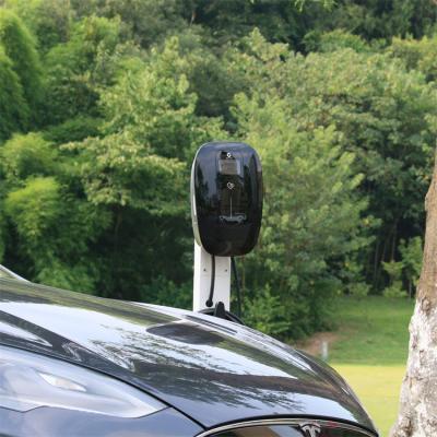 China IP65 Waterproof Three Phase Electric Car Charger 16A Electric Wall Box Charger Bluetooth for sale