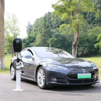 China Bluetooth EV Charging Pile 400V Type 2 RFID Public Charging Stations for sale