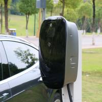 China Type 2 EV Charging Pile WIFI 400V Electric Fast Charging Stations In Parking Lots for sale