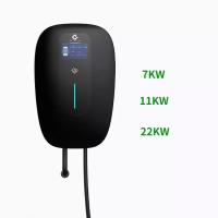 China Dustproof 380VAC Dustproof EV Charging Station , EV Smart Charger RFID LCD Interface for sale
