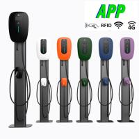 China 11kW E Vehicle Charging Station 380V Smart EV Charging Pile for sale