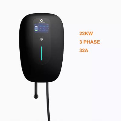 China 32Amp Commercial Electric EV Charging Stations GB/T 22kW for sale