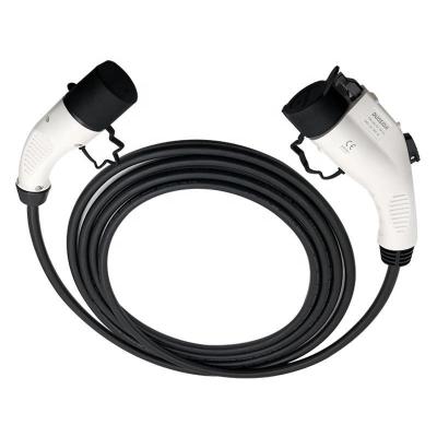 China 3.6kW 16A EV Charging Gun Extension Cable UL White Black for sale