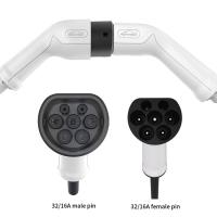 China Thermoplastic Type 2 EV Extension Cable GB 16A 3P For Electric Car Charger for sale