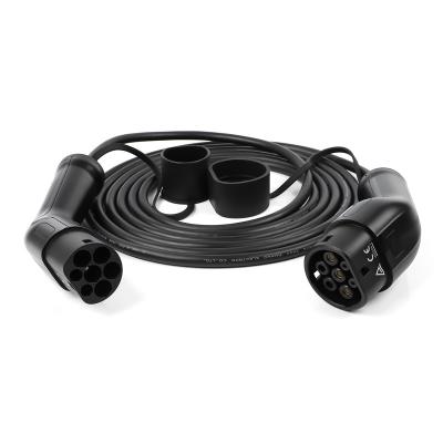 China 22kW 32A EV Charger Gun 3P Type 2 EV Extension Cable TPU TPE for sale