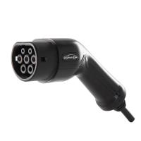 China 22kW 32A EV Charger Gun 3P Type 2 EV Extension Cable TPU TPE for sale