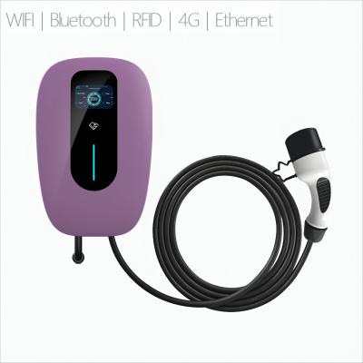 China 22kw Smart EV Charger 400V AC 32A White Intelligent Control for sale