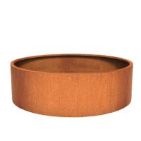 China Garden and Yard Corten Steel Round Planter for sale