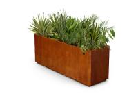 China Garden and Yard Corten Steel Long Box Planter for sale
