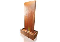 China Corten Steel Vertical Water Wall With LED Lights for sale