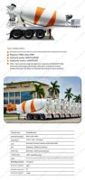 China SAIL 3 Axle Concrete Mixer Trailer 12 Cubic Meter Capacity for Efficient Cement Transport for sale