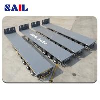China SAIL 13.5m Flatbed Container Semi-trailer 40 Ton Capacity Heavy Duty Transport for sale