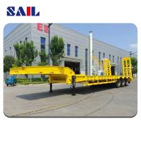 China SAIL 30 Ton 3 Axle Lowbed Semi Trailer 17.9 Meters Heavy Duty Transport for sale