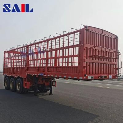 China 13m 3 Axle Fence Semi-Trailer for sale