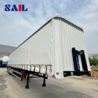 China SAIL 3 Axle 13.75m 30 Ton Payload Side Curtain Semi Trailer for Logistics Freight for sale