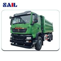 China SAIL Used 6x4 SINOTRUK HOWO Dumper Truck 371HP Green for sale