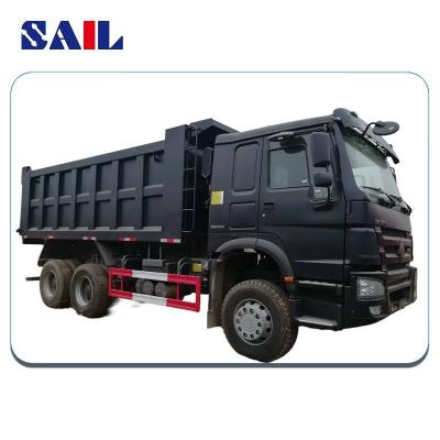 China Used SINOTRUK HOWO 6x4 336HP Dump Truck Black Heavy Duty Tipper for sale