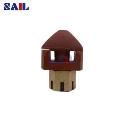 China Twist Lock E Electrical Connector 32A 3P+N+E IP67 Waterproof Industrial Socket for sale