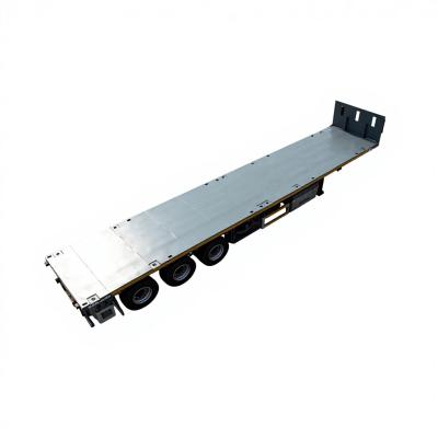 China SAIL 20ft 40ft Steel Flatbed Container Semi-Trailer 3 Axle 6x4 10001-15000kg Payload Transport Chassis for sale