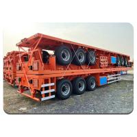 China SAIL 3 Axle 13.6m Steel Flatbed Semi Trailer for Container and Western Flatbed Transport for sale