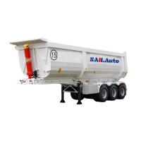 China SAIL 3 Axles Rear Tipper Semi Trailer 40 Ton Dump Cargo Trailer Right Steering Heavy Duty Truck for sale