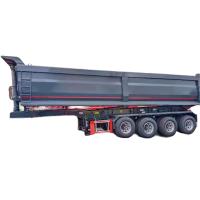 China SAIL Custom 8.3m 3 Axle Diesel Hydraulic Cylinder Tipping Tipper Dump Semi Trailer Dump Truck for sale