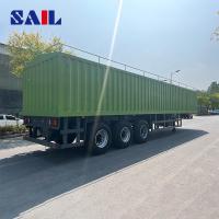 China SAIL OEM Steel Box Semi Trailer 40ft 53ft for Howo Trucks Custom Auto Parts for sale