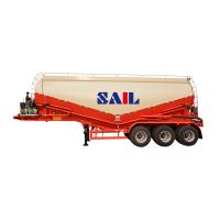 China SAIL 3/4 Axle 80ton Large Capacity Dry Flyash Powder Tanker Semi Trailer Bulk Cement Tanker for sale