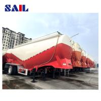 China SAIL 3/4 Axle 80ton Large Capacity Dry Flyash Powder Tanker Semi Trailer Bulk Cement Tanker for sale