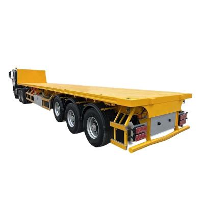 China SAIL 3 Axle 13.6m Steel Flatbed Semi Trailer 30T-60T Capacity Customized for Saudi Arabia for sale