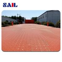 China SAIL 40 Ton Flatbed Semi Trailer 40 Foot 3 Axle Flat Rack Container Trailer for sale