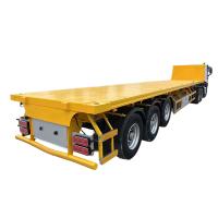 China SAIL 13.6m 3 Axle 40ft Flatbed Semi Trailer 30T-60T Air Suspension for Container Transport for sale