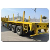 China SAIL 3 Axles 60 Ton 40ft Flatbed Semi Trailer Customized High Strength Steel Container Transport for sale