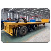 China SAIL Custom 3 Axle 13.6m Steel Flatbed Semi Trailer 30T-60T Payload for Container Transport for sale