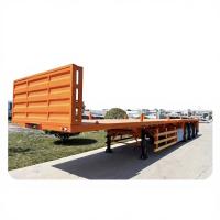China SAIL Custom 40FT 60T Flatbed Semi-Trailer 3 Axle 4 Axle Steel Flat Bed Container Semi Trailer Made in China for sale