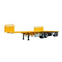 China SAIL Custom 3-8 Axle 40ft Container Cargo Low Bed Flatbed Semi Trailer Steel for sale