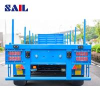 China SAIL 3 Axle 40ft Flatbed Semi Trailer 30T-60T Load Capacity Steel Truck Trailer for sale