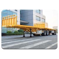 China SAIL Customized High Quality China 3 Axle 40ft Container Cargo Flatbed Tractor Semi-Trailer Steel for sale