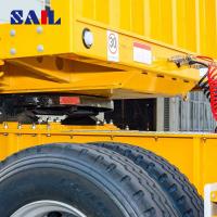 China SAIL Customized High Quality China 3 Axle 40ft Container Cargo Flatbed Tractor Semi-Trailer Steel for sale