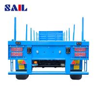 China SAIL Custom 3 Axle 40ft Flatbed Semi Trailer for Container Transport High Strength Steel for sale