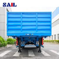 China SAIL Custom 3 Axle 40ft Flatbed Semi Trailer for Container Transport High Strength Steel for sale