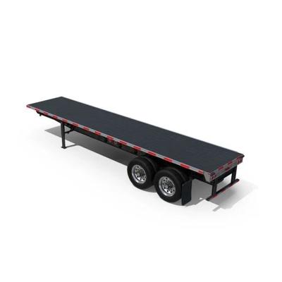 China SAIL 13.6m 3 Axle 40ft Flatbed Semi Trailer for Container Transport for sale
