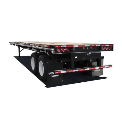 China SAIL 13.6m 3 Axle 40ft Flatbed Semi Trailer High Strength Q345 Steel Customizable for sale