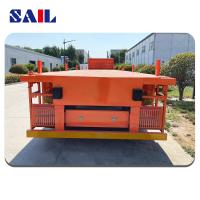 China SAIL 3 Axles 53 Foot Steel Flatbed Semi Trailer 40 Ton Capacity Container Transport for sale