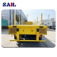 China SAIL 3 Axles 40ft Flatbed Semi Trailer 30T-60T Payload Heavy Duty Steel Frame for sale