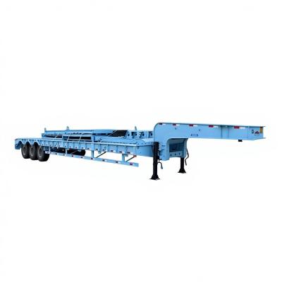 China SAIL 13.6m Three-Axle Steel Flatbed Semi-Trailer 40T Max Payload for Container Transport for sale