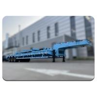 China SAIL 13.6m Three-Axle Steel Flatbed Semi-Trailer 40T Max Payload for Container Transport for sale