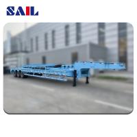 China SAIL Customizable Heavy Duty Hydraulic Gooseneck Lowboy Semi Trailer 50-100 Ton 2-5 Axle for sale