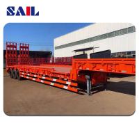 China SAIL Customizable Heavy Duty Hydraulic Gooseneck Lowboy Semi Trailer 50-100 Ton 2-5 Axle for sale